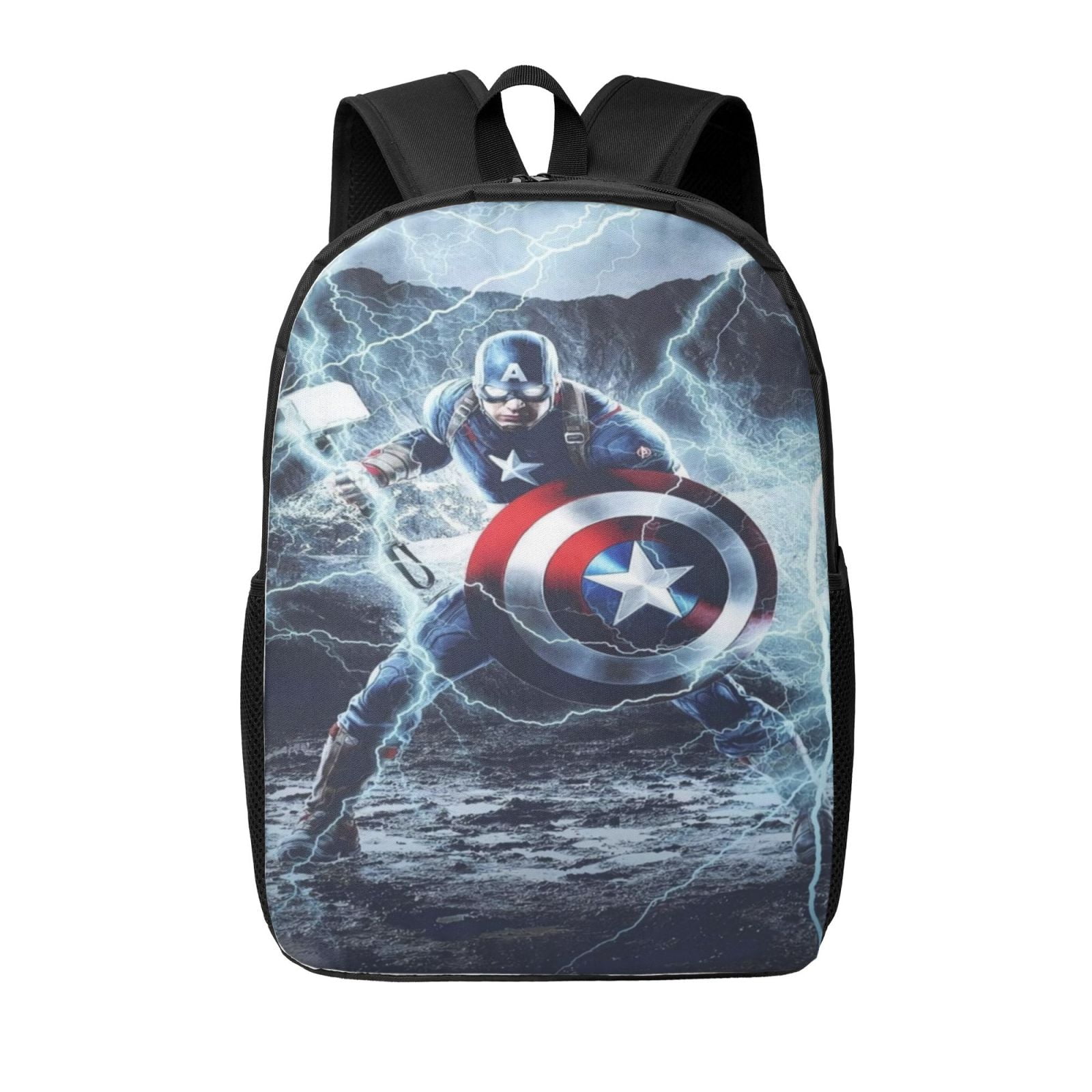 Captain America Backpack Fashion Travel Backpack Laptop Backpack 17 ...