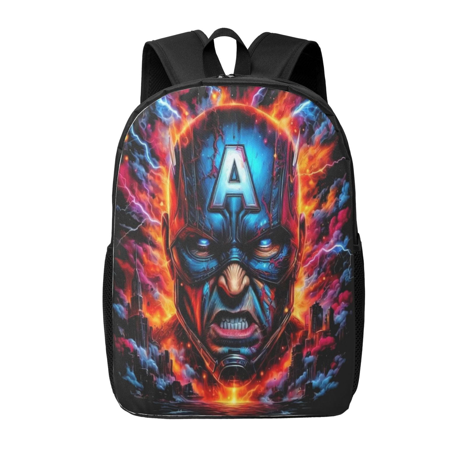 Captain America Backpack Fashion Travel Backpack Laptop Backpack 17 ...