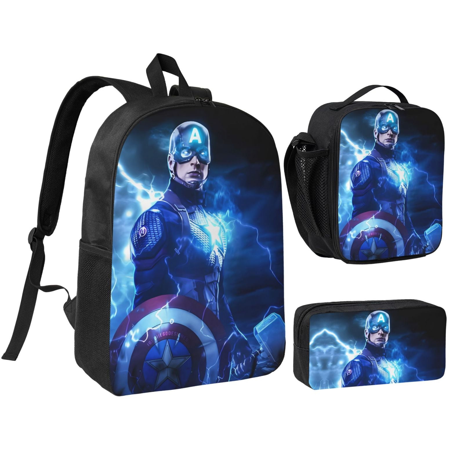 Backpacks Sets, Laptop Backpack With Lunch Box And Pencil Case Daypack ...