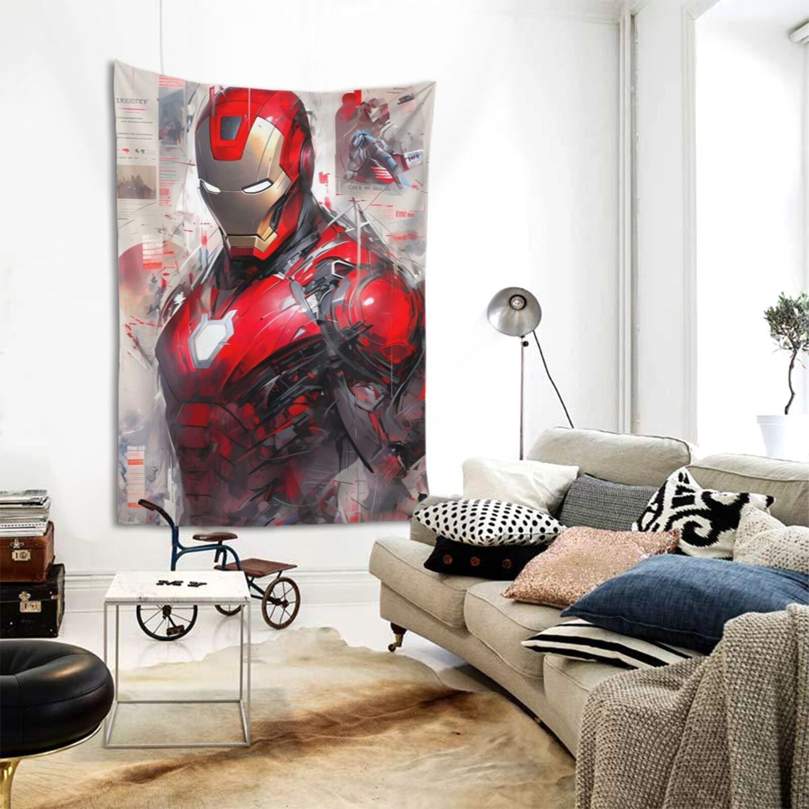 Captain America Bedroom Tapestry, King Size, Wall Hanging, Wall Decor ...