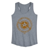 Captain America - Camo Shield - Women's Racerback Graphic Tank ...