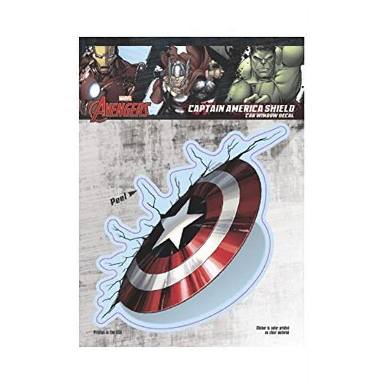 Captain America Car Window Decal - Walmart.com