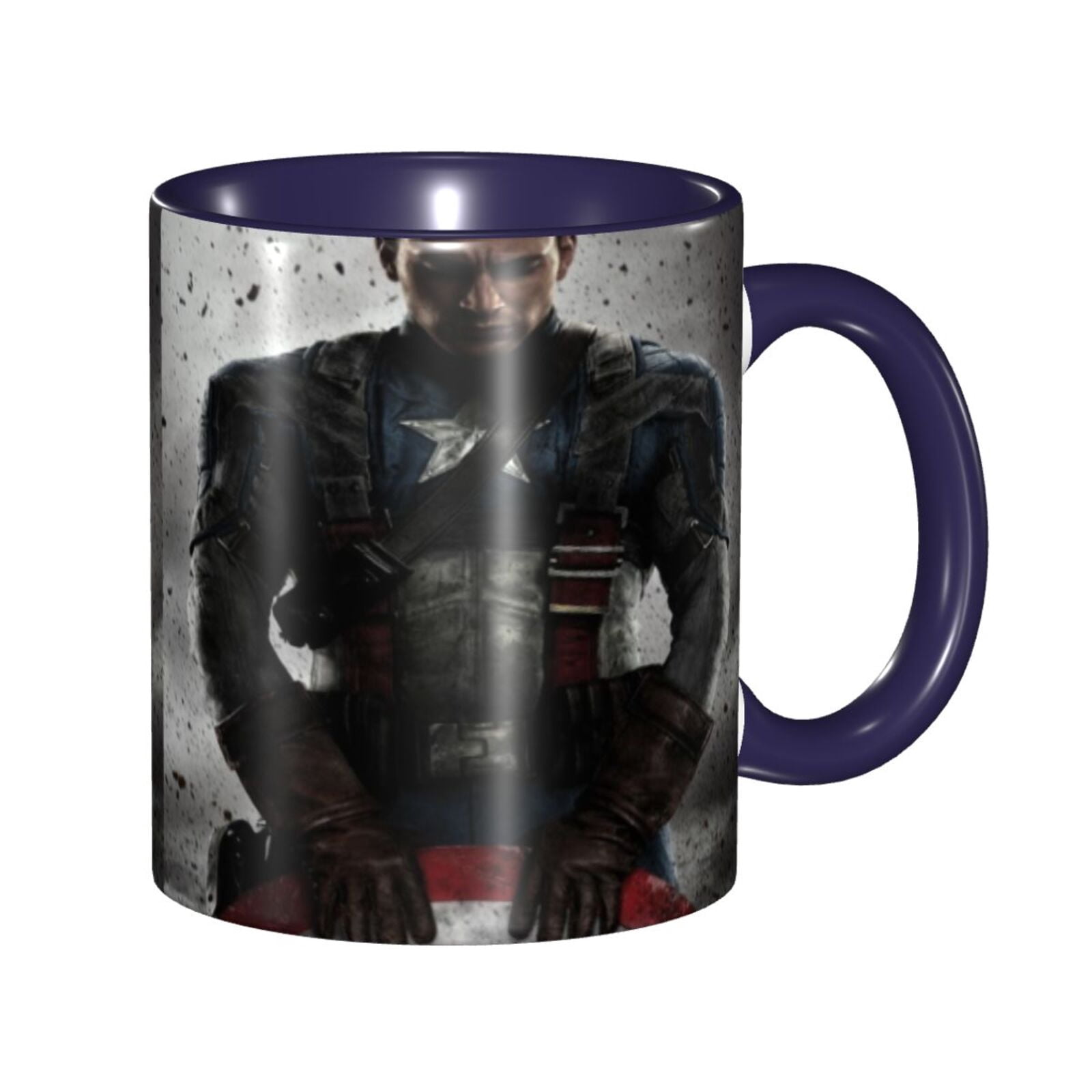 Captain-America Ceramic Mug| Tropical Large Coffee Cup For Espresso ...
