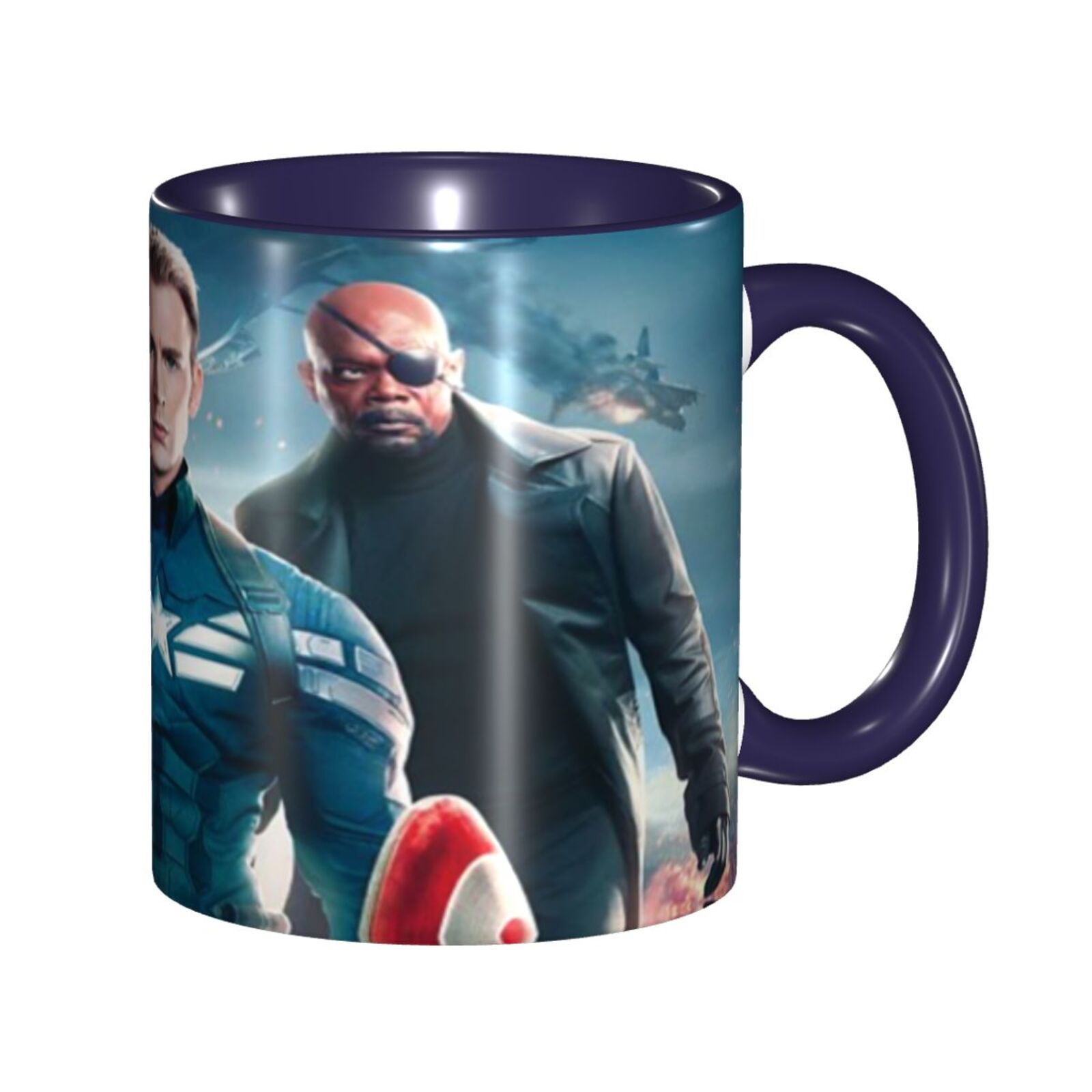 Captain-America Ceramic Mug| Tropical Large Coffee Cup For Espresso ...