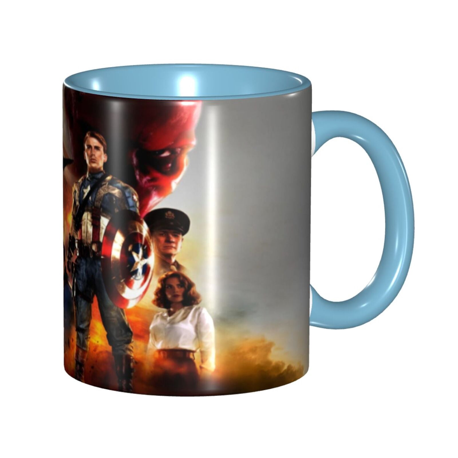 Captain-America Ceramic Mug| Tropical Large Coffee Cup For Espresso ...