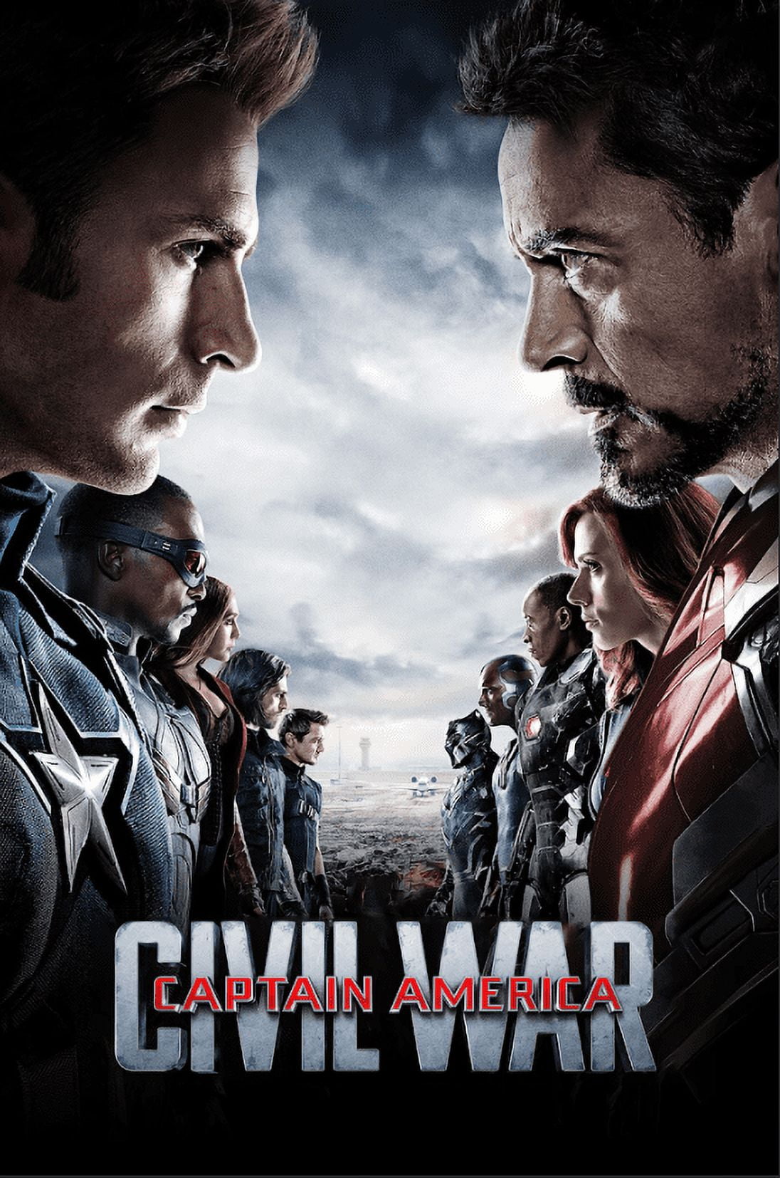 Captain America: Civil War (2016) Movie Poster 24x36 Marvel Action ...