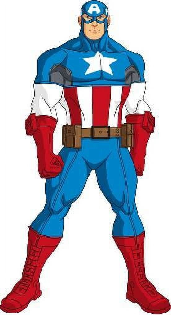 Captain America Civil War Cartoon Character Wall Art Sticker Vinyl ...
