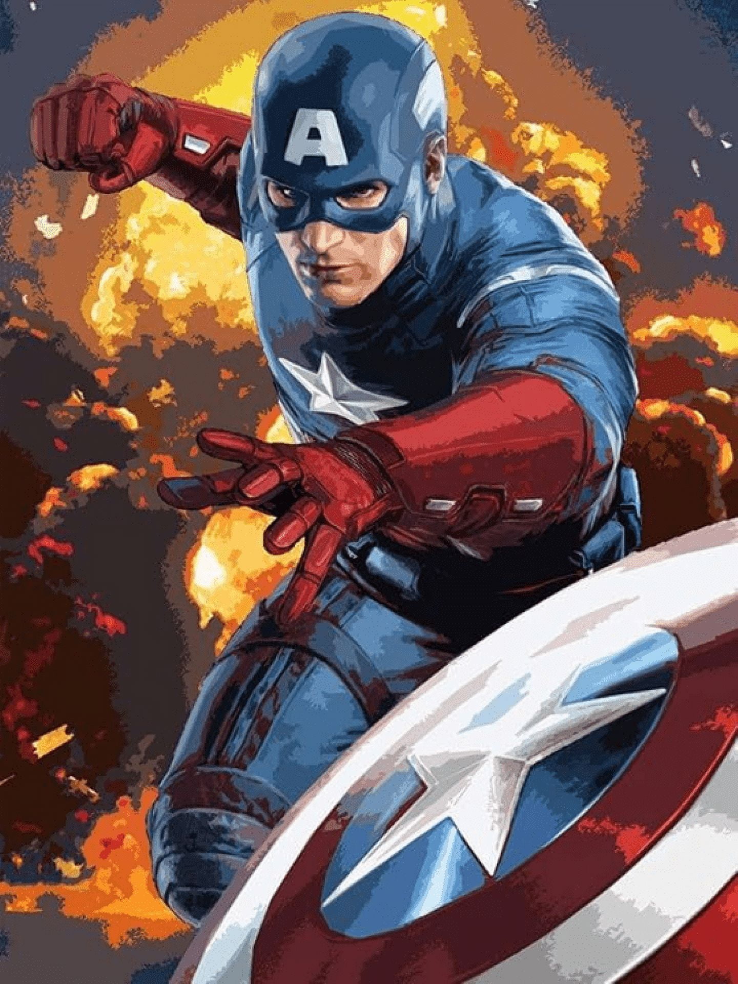Captain America Diamond Art Kits for Adults Gem Art Kits for Adults for ...