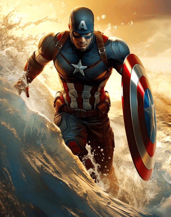 Captain America Diamond Painting Kits for Adults Diamond Art 5D Paint ...