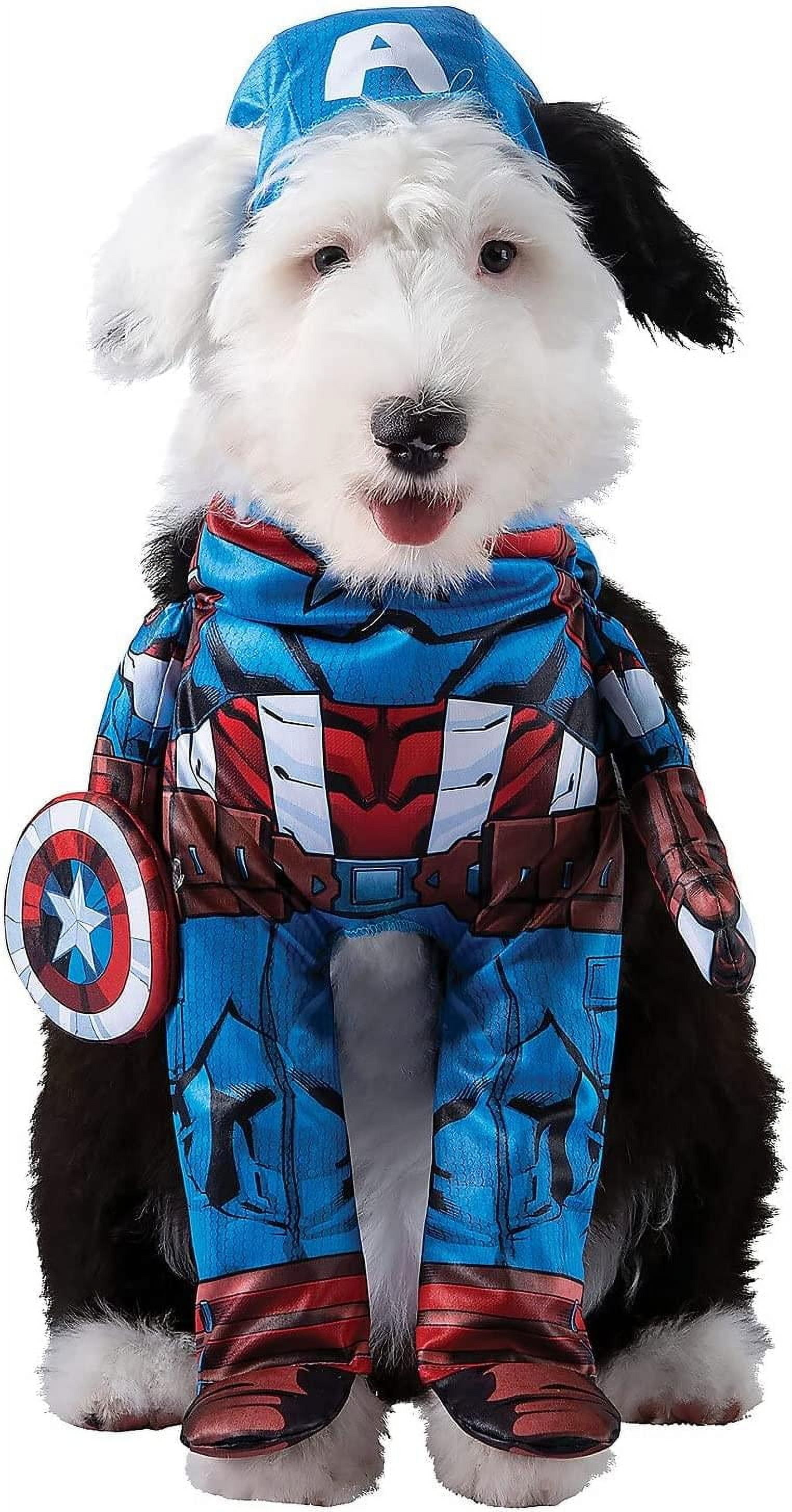 Captain America Dog Costume-Large - Walmart.com