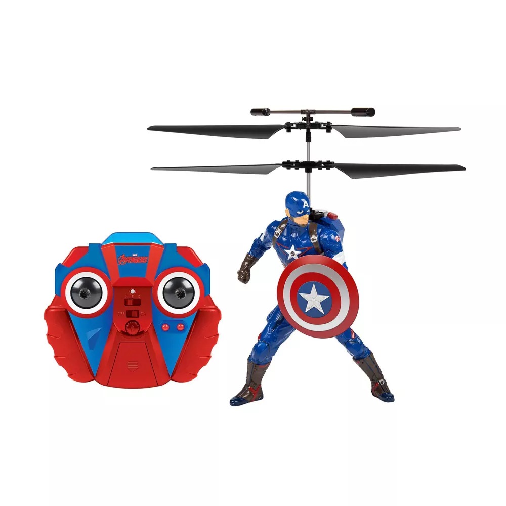 Captain America Flying Figure IR Helicopter for Kids - Walmart.com