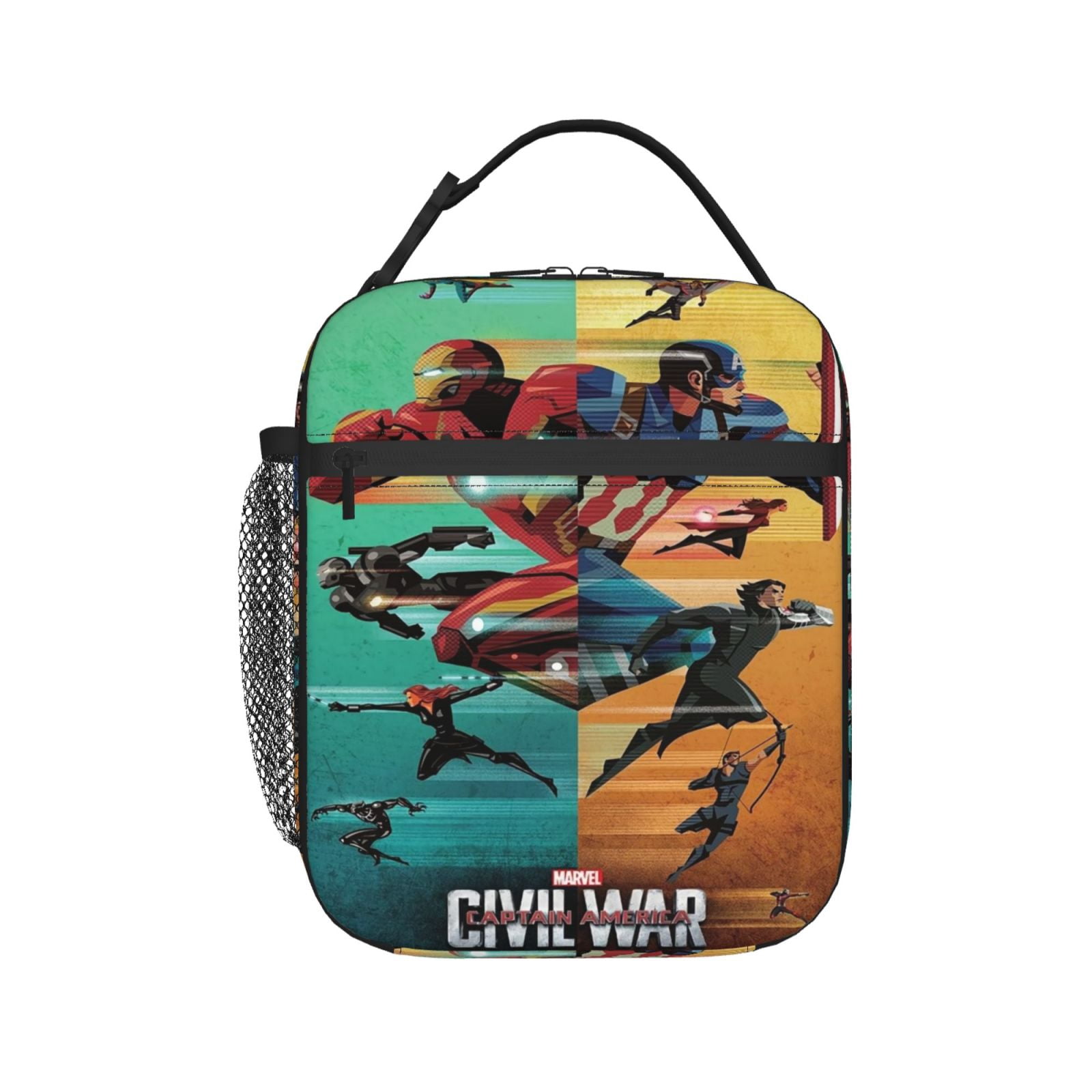 Captain America Iron Man Rinchma Blend Lunch Box for Women Men,Lunch ...