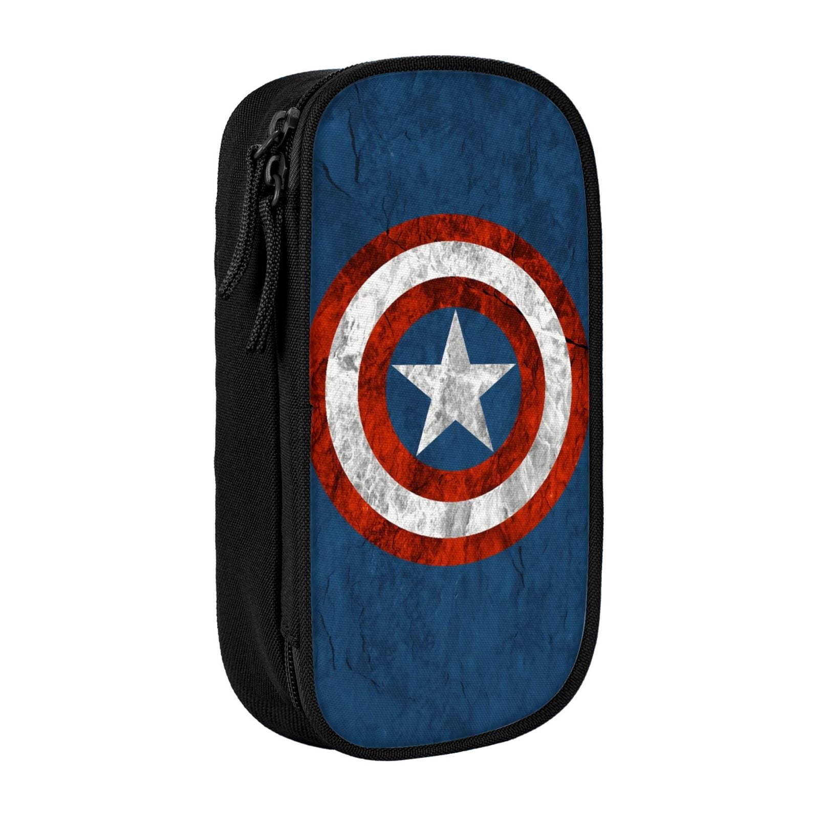 Captain America Logo Pencil Case,Big Capacity Pencil Pouch Stationery ...