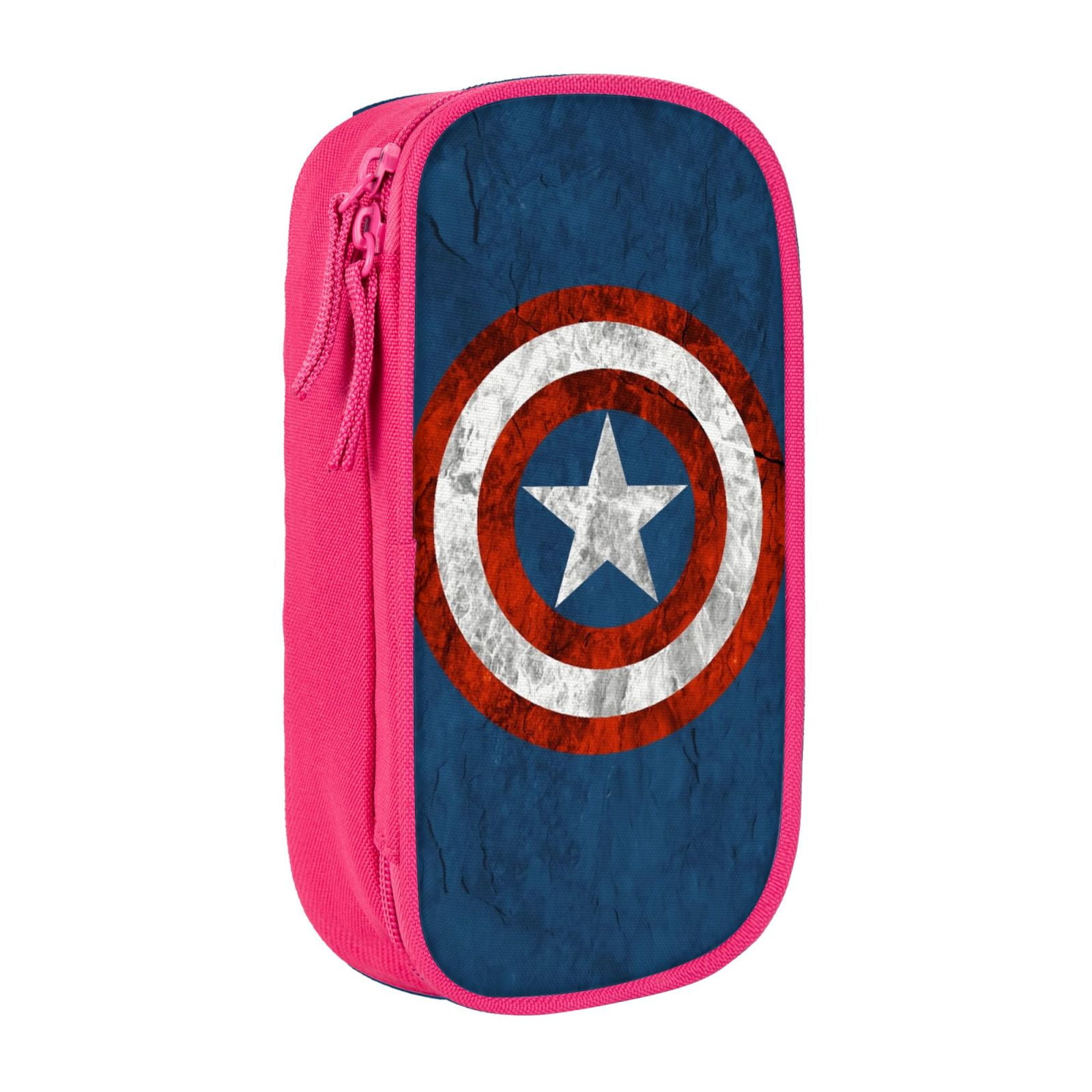 Captain America Logo Pencil Case,Big Capacity Pencil Pouch Stationery ...