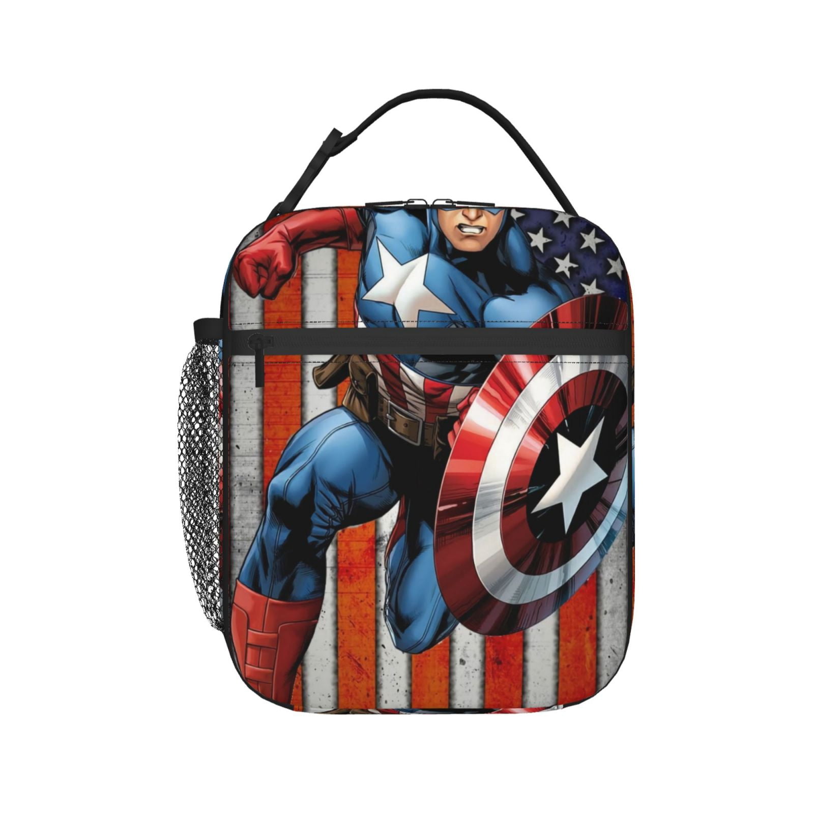 Captain-America Lunch Bag for Men & Women,Insulated Lunch Bag Women ...