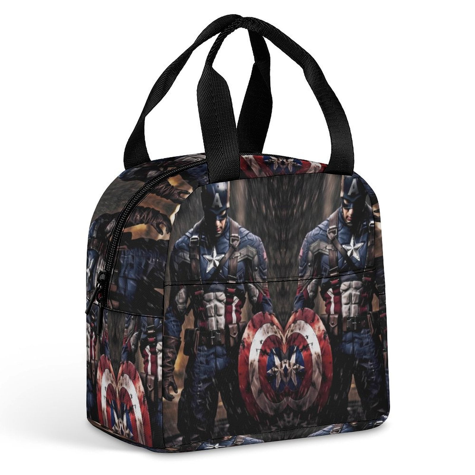 Captain-America Lunch Bag for Picnic & Daily Use, Large Capacity Lunch ...