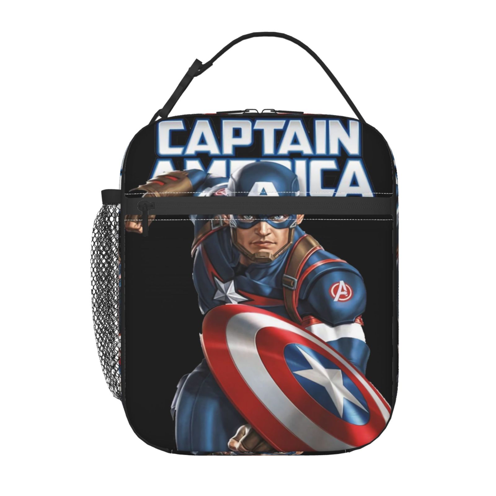 Captain America Lunch Bag Portable Bnsulated Cartoon Lunch Bag Portable ...