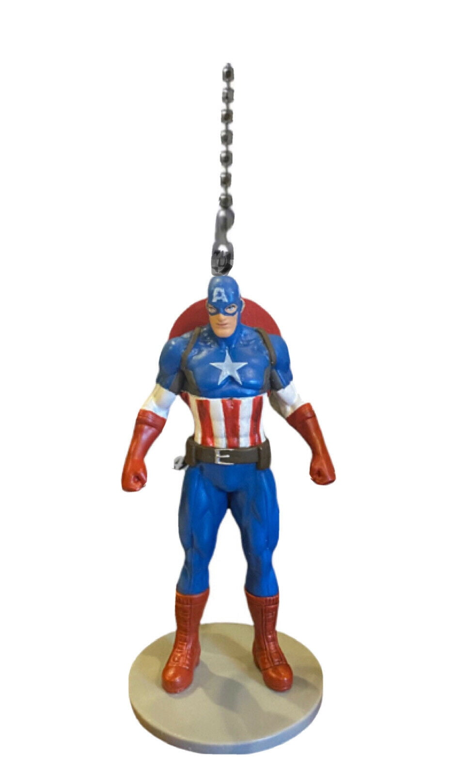 Captain America Marvel Avengers Fan Lamp Light Pull Chain Figurine PVC ...