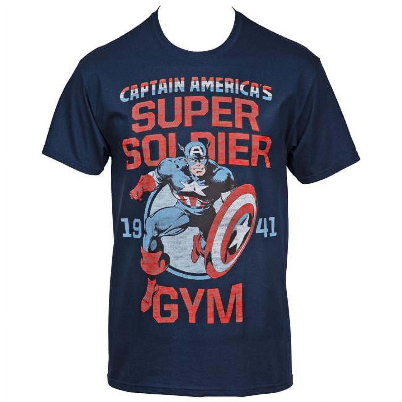 Captain America Marvel Captain America Super Soldier Gym Est. 1941 T ...