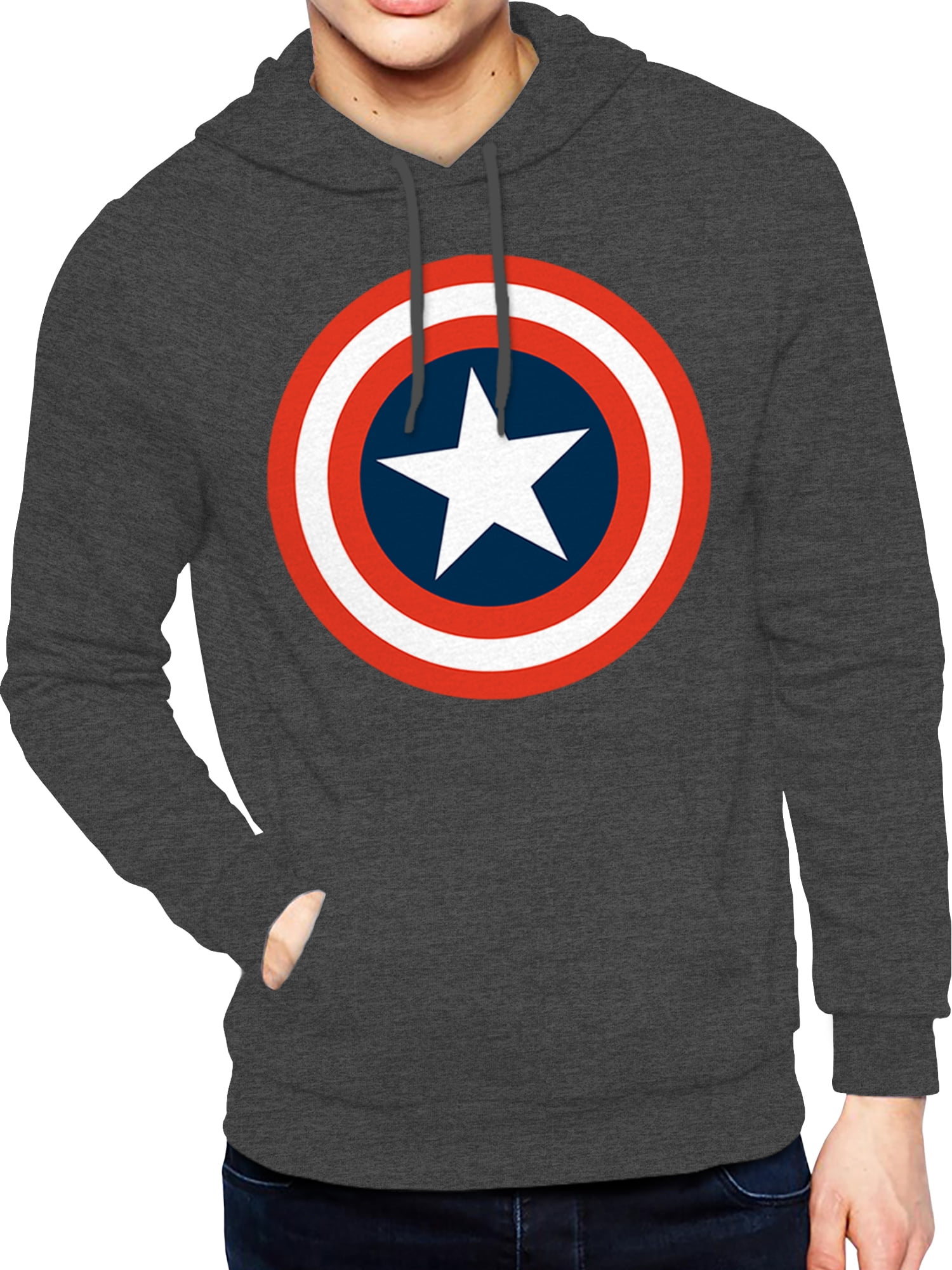 Marvel Captain America Graphic Hoodie Sweatshirt - Sizes S-3XL ...