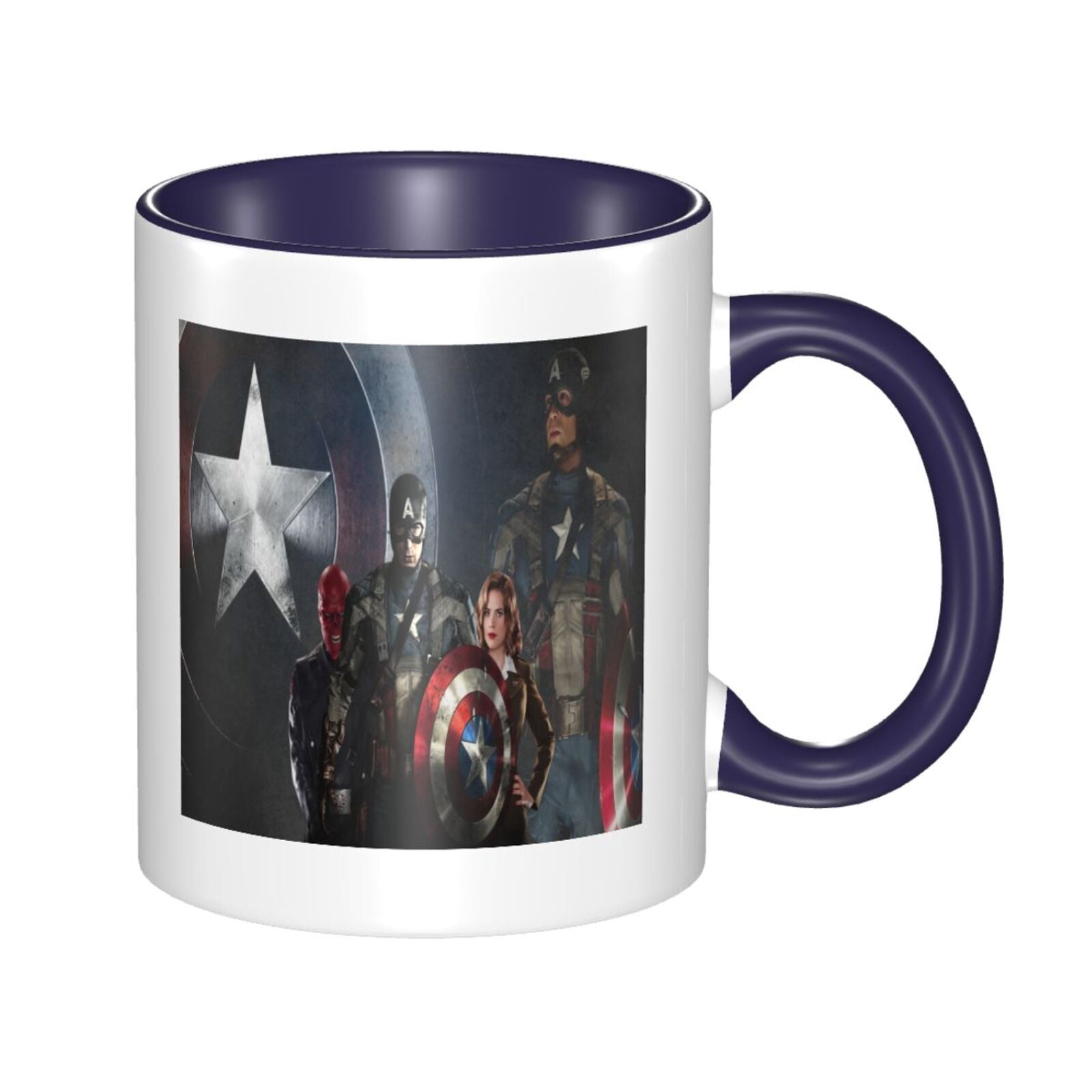 Captain America Mug Heat Resistant Non-Slip Coffee Mugs Suitable For ...