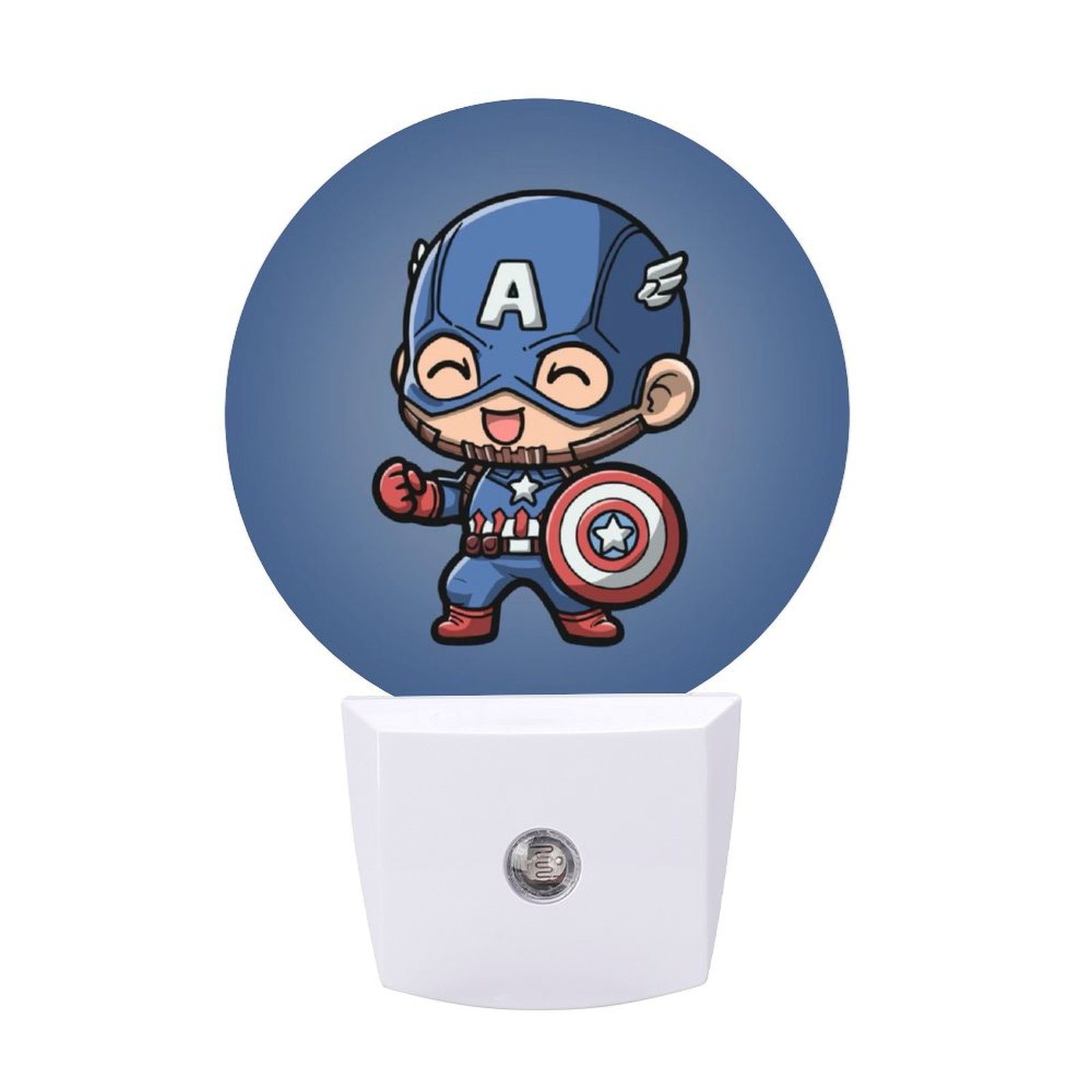 Captain-America Night Light Smart & Portable Night Light 0.5W for ...