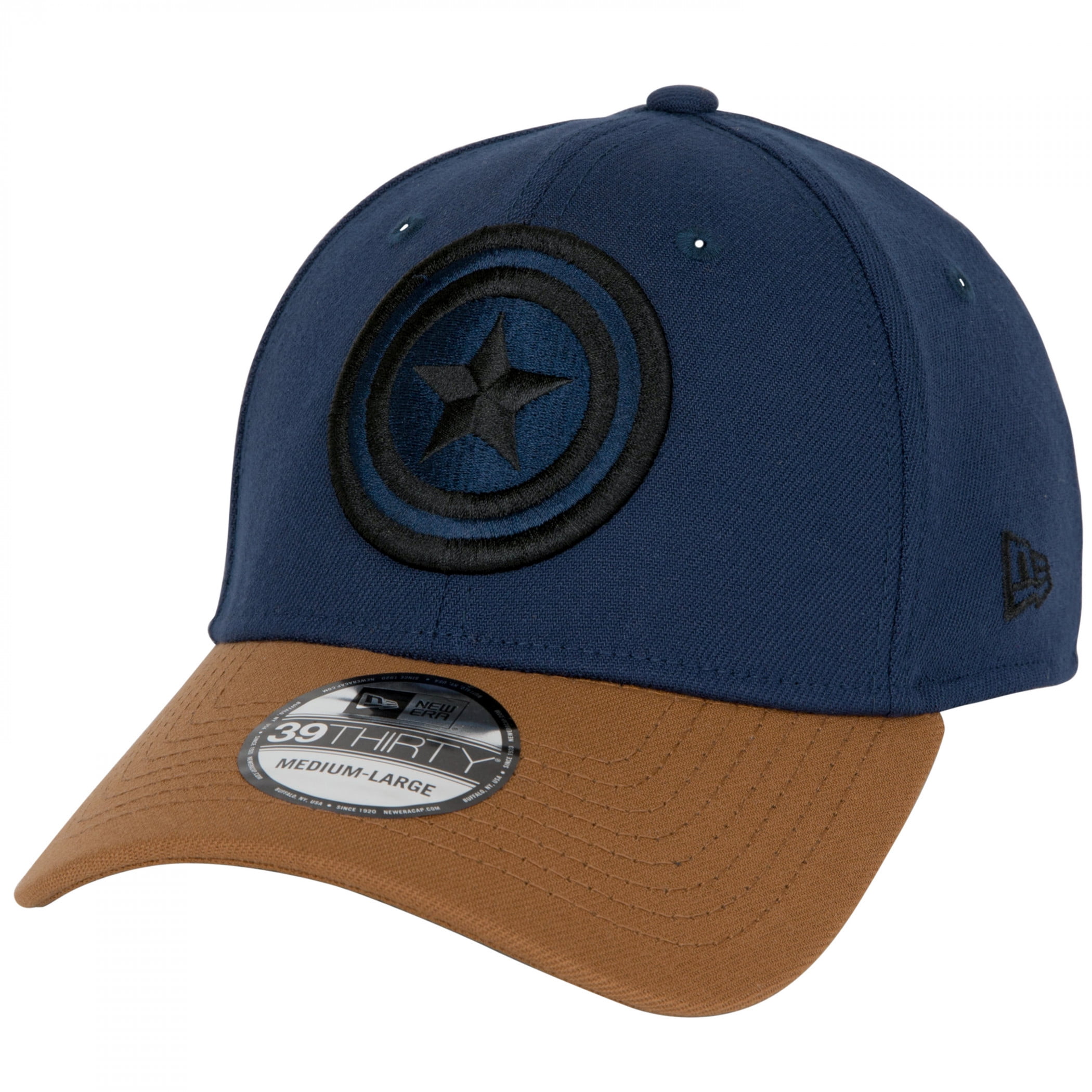 Captain America Nomad Armor New Era 39Thirty Fitted Hat-Medium/Large ...
