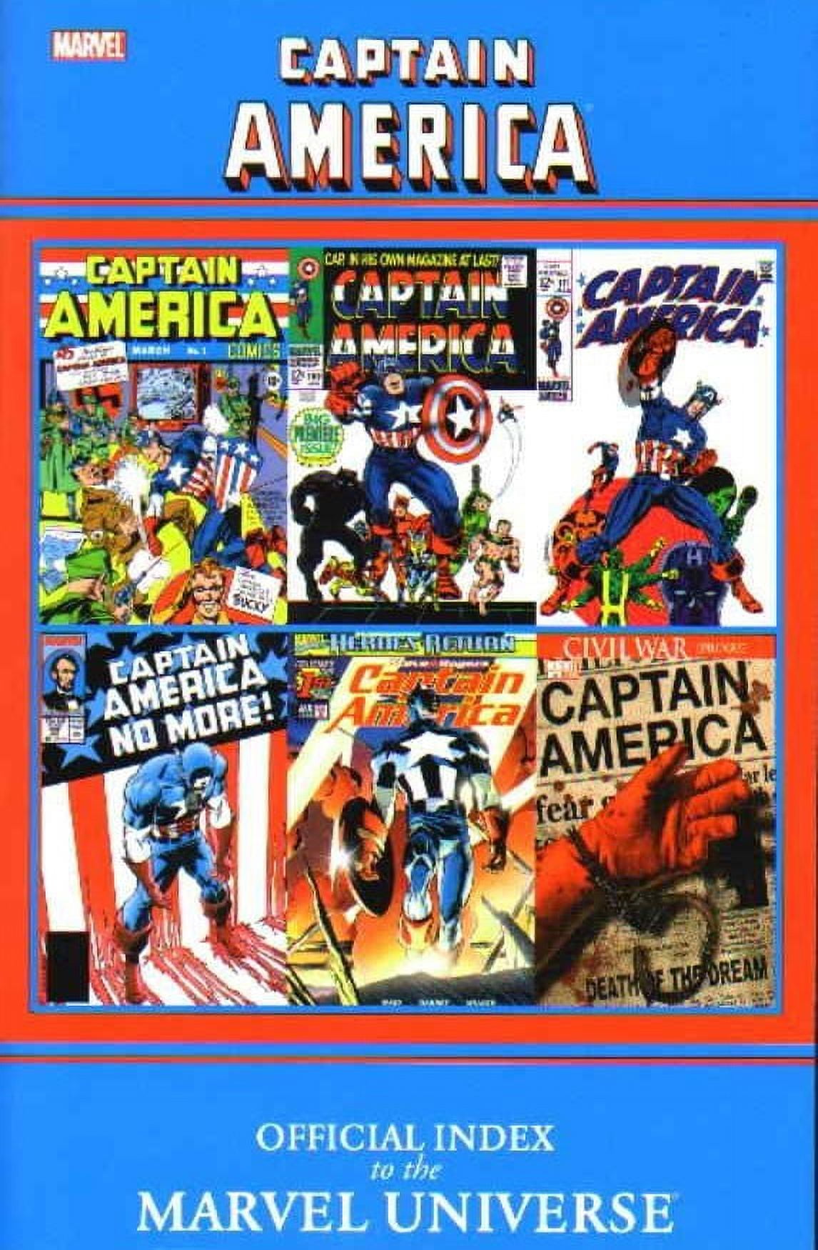 Captain America: Official Index to the Marvel Universe TPB #1 VF ...