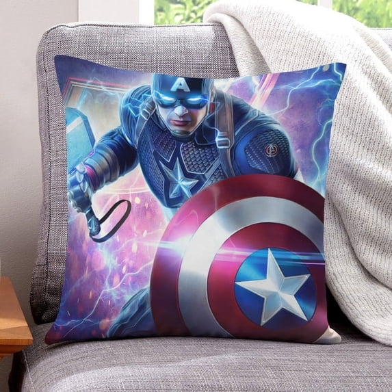 Captain America Pillow Cover Case Gifts Pillowcase Home Decorative ...