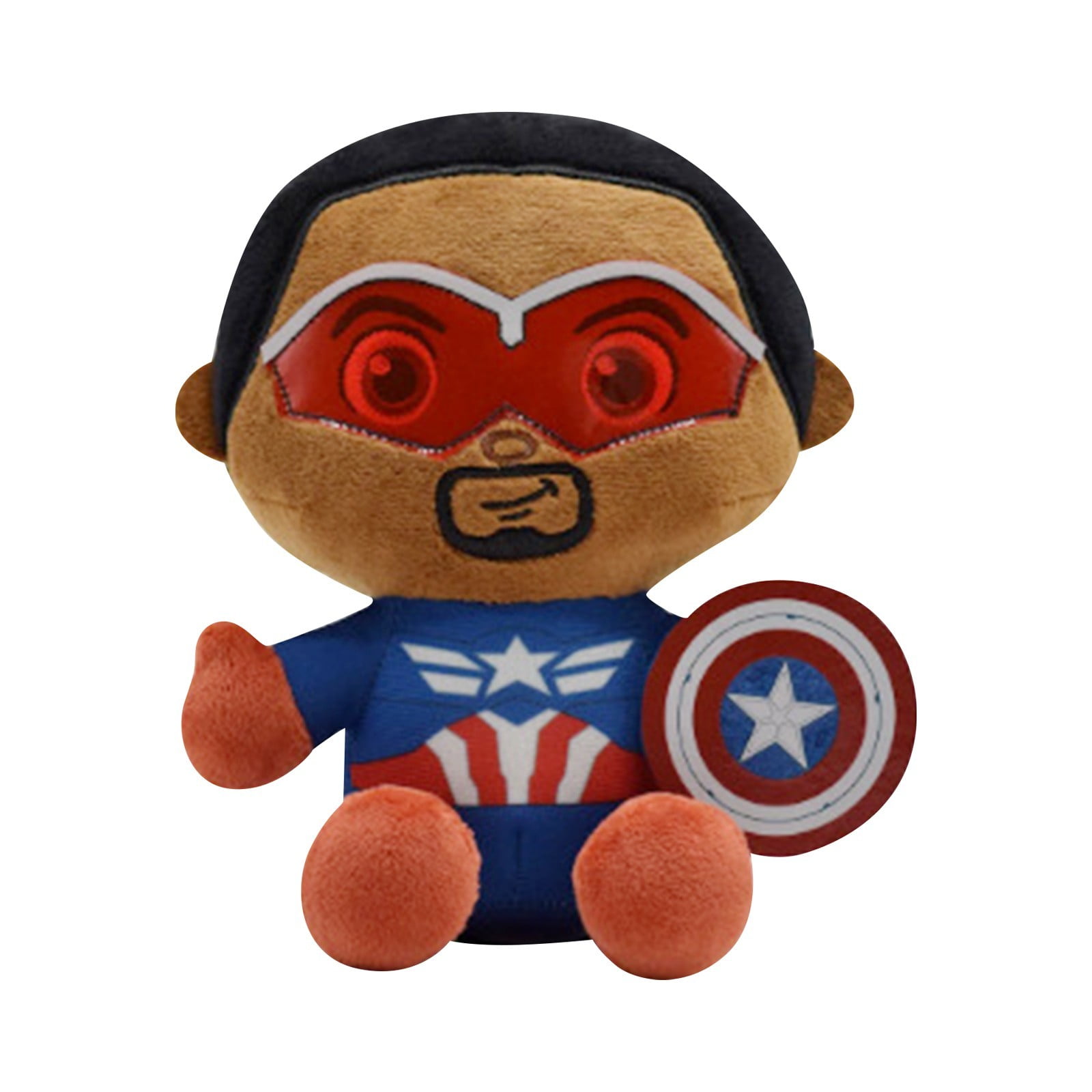 BrioBunch Superhero Plush, 4.7" Soft Superhero Sam Wilson Stuffed ...