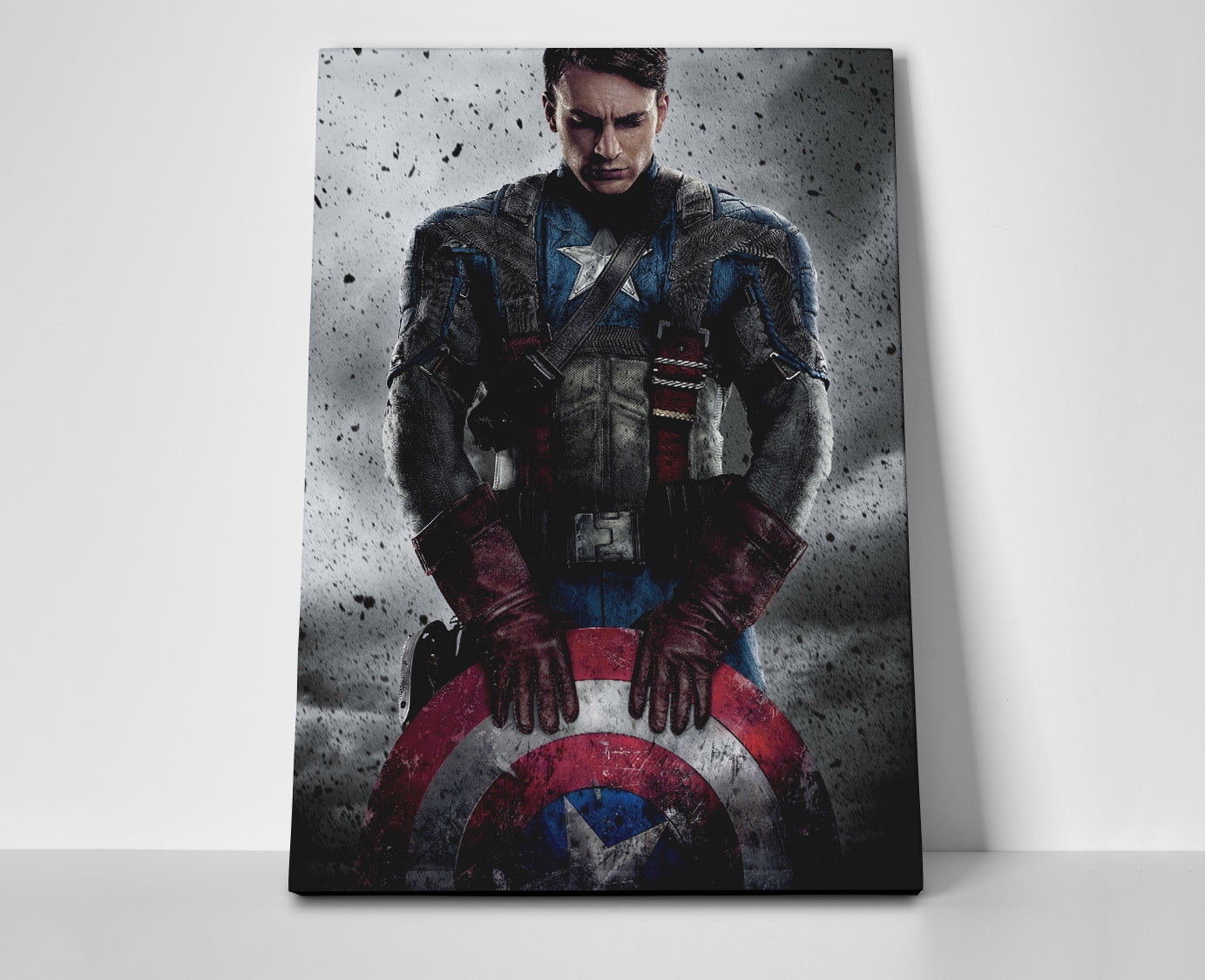 Captain America Poster or Wrapped Canvas - Walmart.com