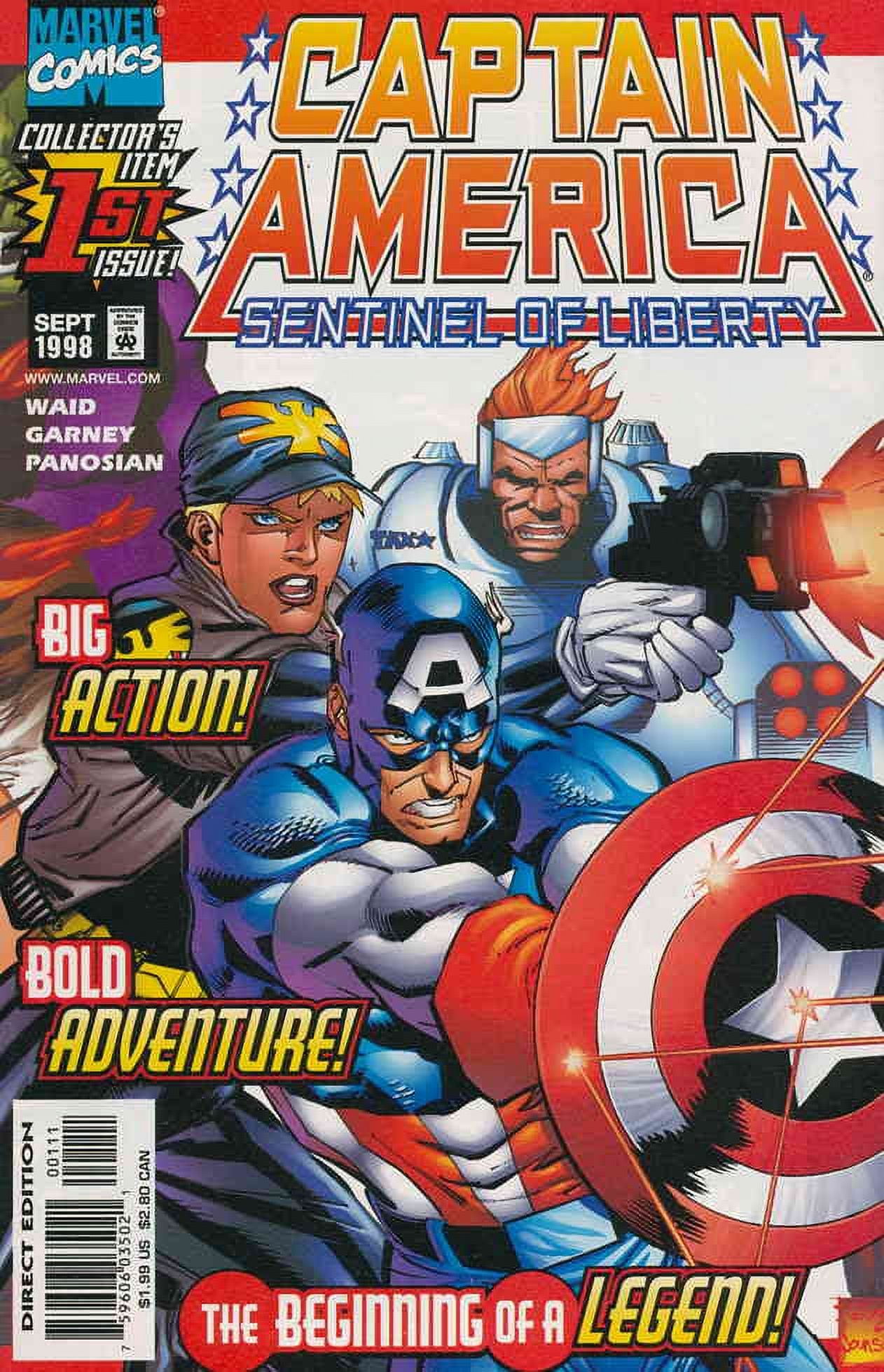 Captain America: Sentinel of Liberty #1 VF ; Marvel Comic Book ...