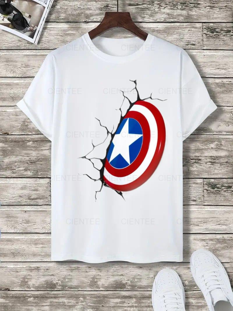 Captain America Shield Breaking Wall T-Shirt , Sweatshirt , Hoodie ...