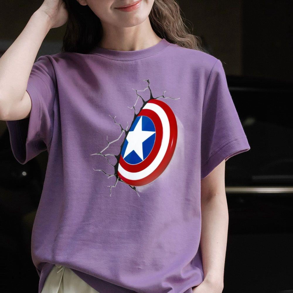 Captain America Shield Breaking Wall T-Shirt , Sweatshirt , Hoodie ...