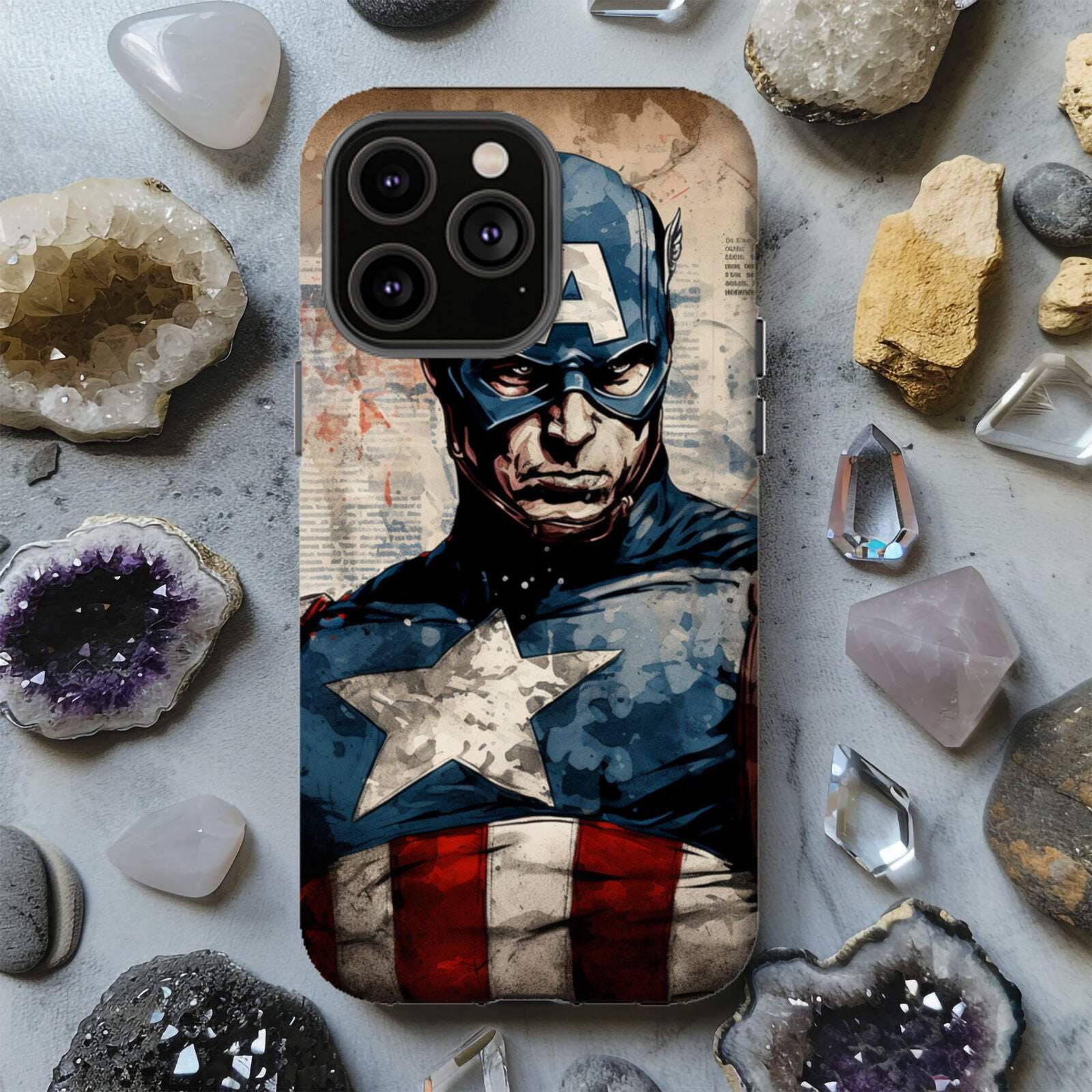 Captain America Shield Defender Magnetic Tough Phone Case - Walmart.com
