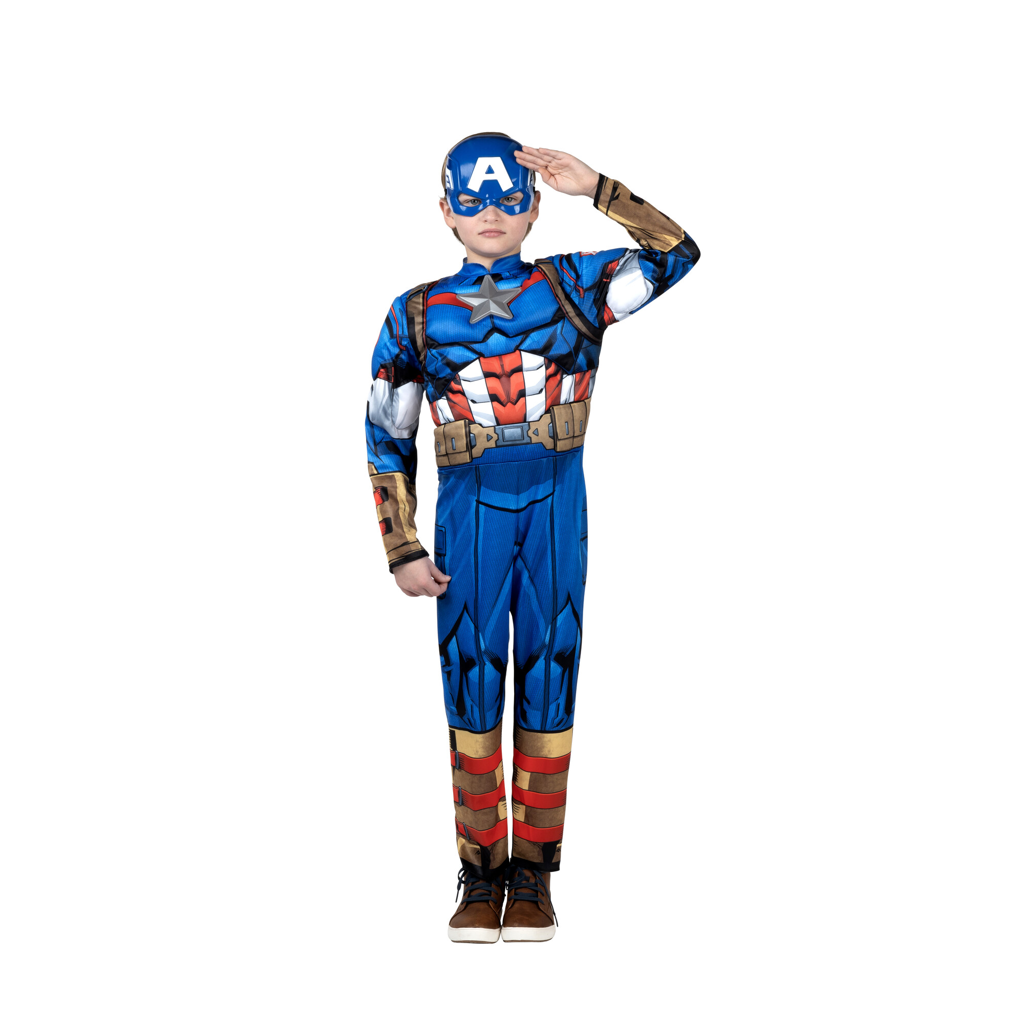 Captain America Boy's Halloween Costume - Small - Walmart.com