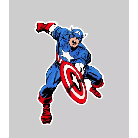 Captain America Sticker Phone Decal Water Bottle Stickers Car Decals ...