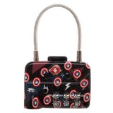 Captain America TSA Approved Travel Luggage Combination Cable Lock ...