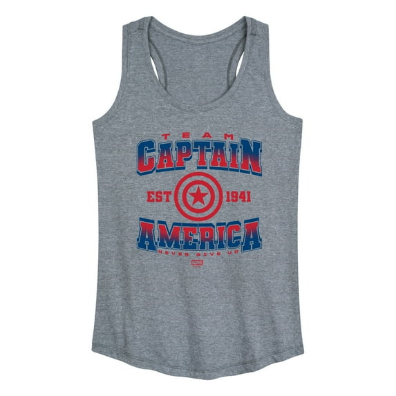 Captain America - Team Captain America - Women's Racerback Graphic Tank ...