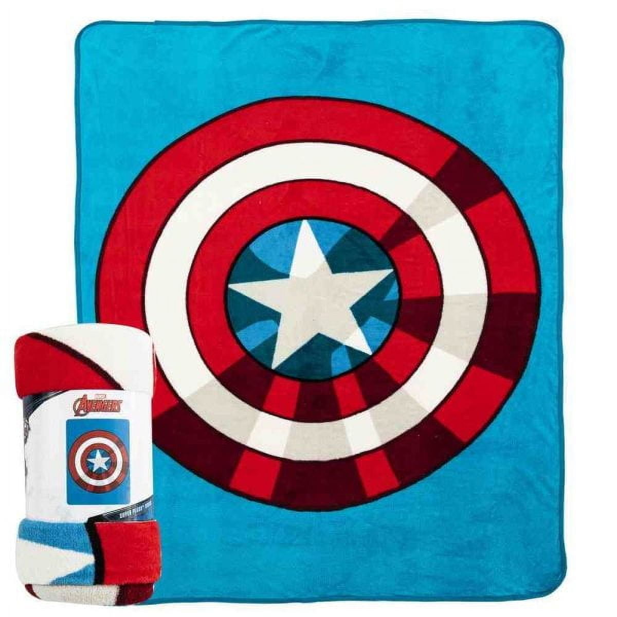 Captain America The Shield Kids Micro Raschel Throw Blanket - Walmart.com