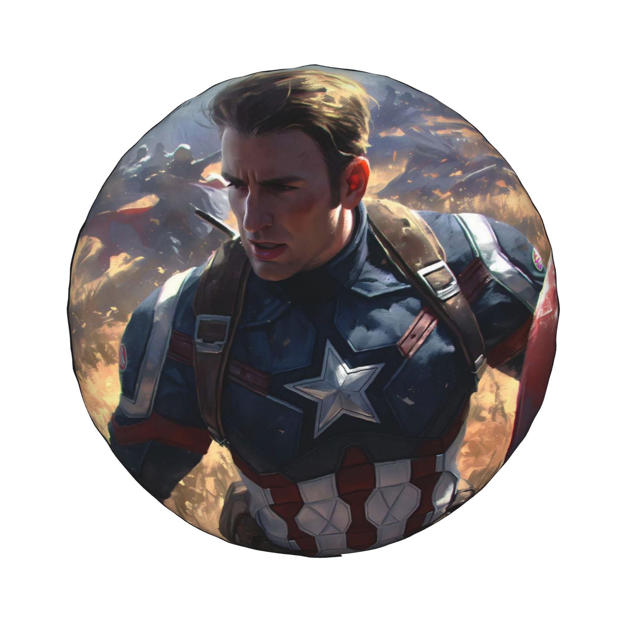 Captain America Universal Spare Tire Cover,14,15,16,17 inch,Waterproof ...