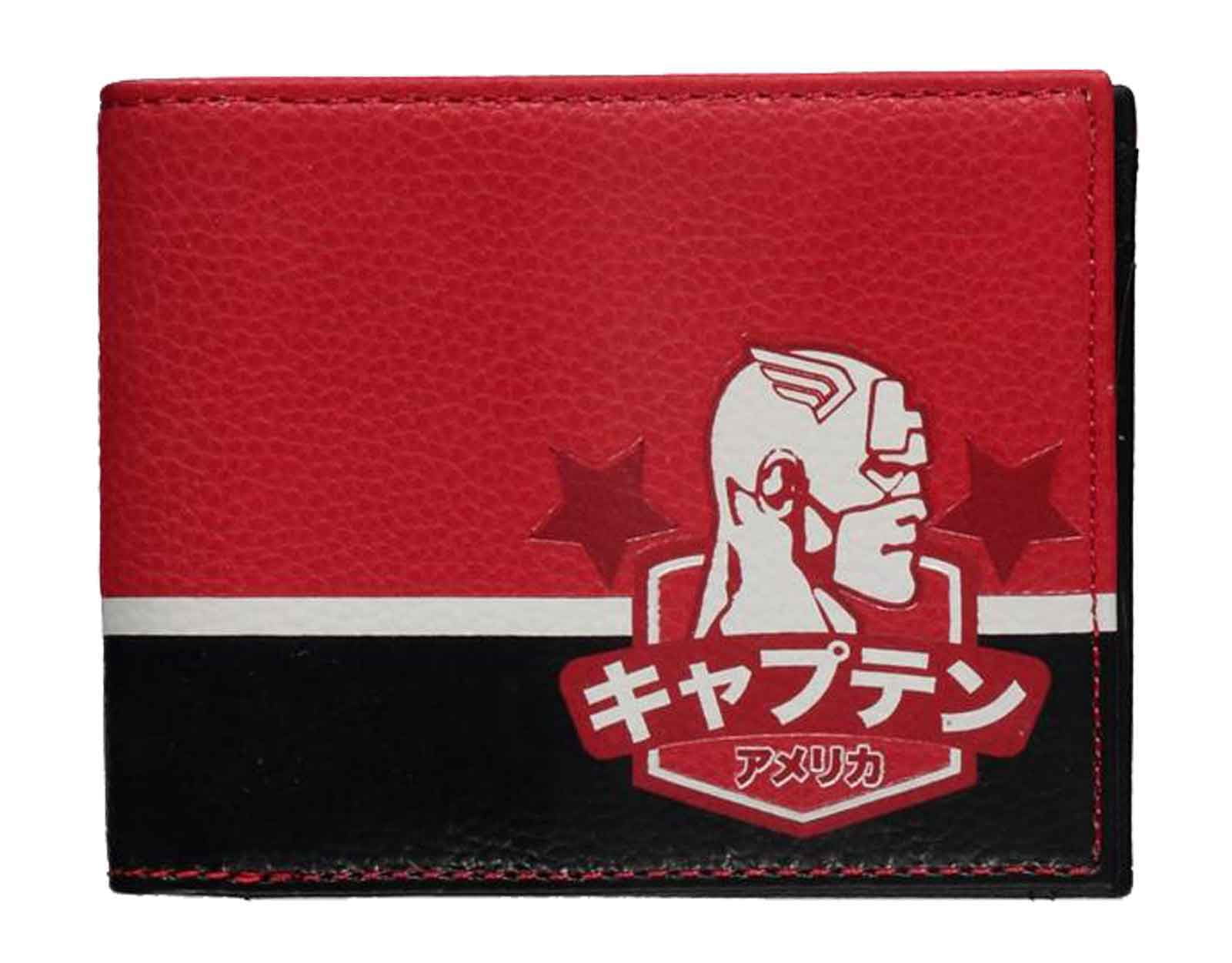 Captain America Wallet Japanese Logo new Official Bifold - Walmart.com