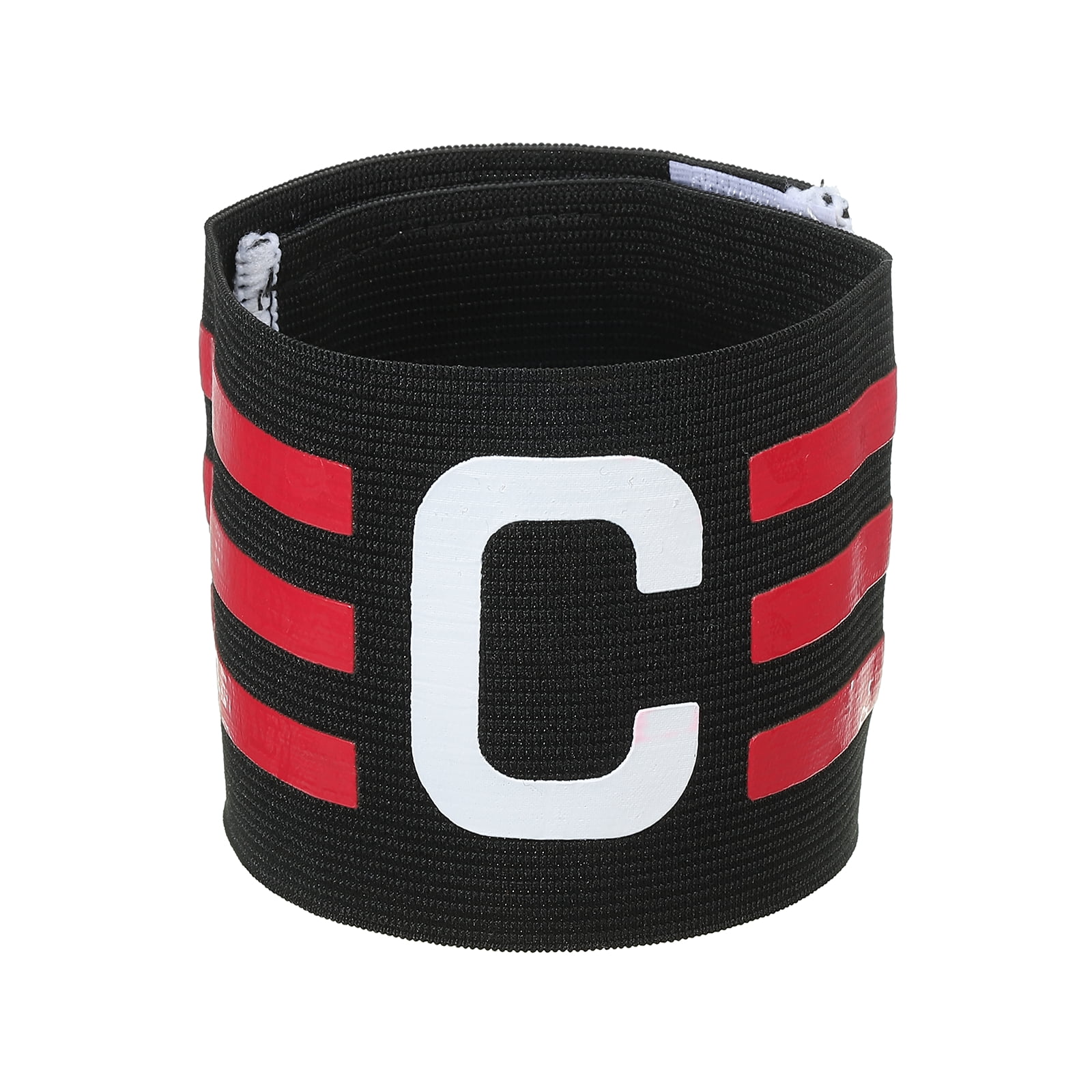 Captain Armband, Adjustable Elastic Soccer Captain's Arm Band, Black ...