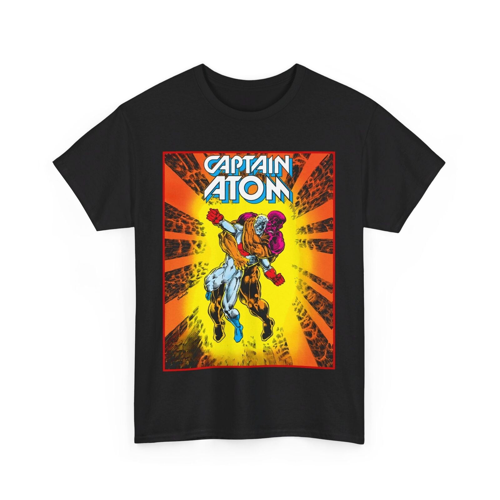 Captain Atom T-Shirt - DC Comics 1980s Series - Pat Broderick Art ...