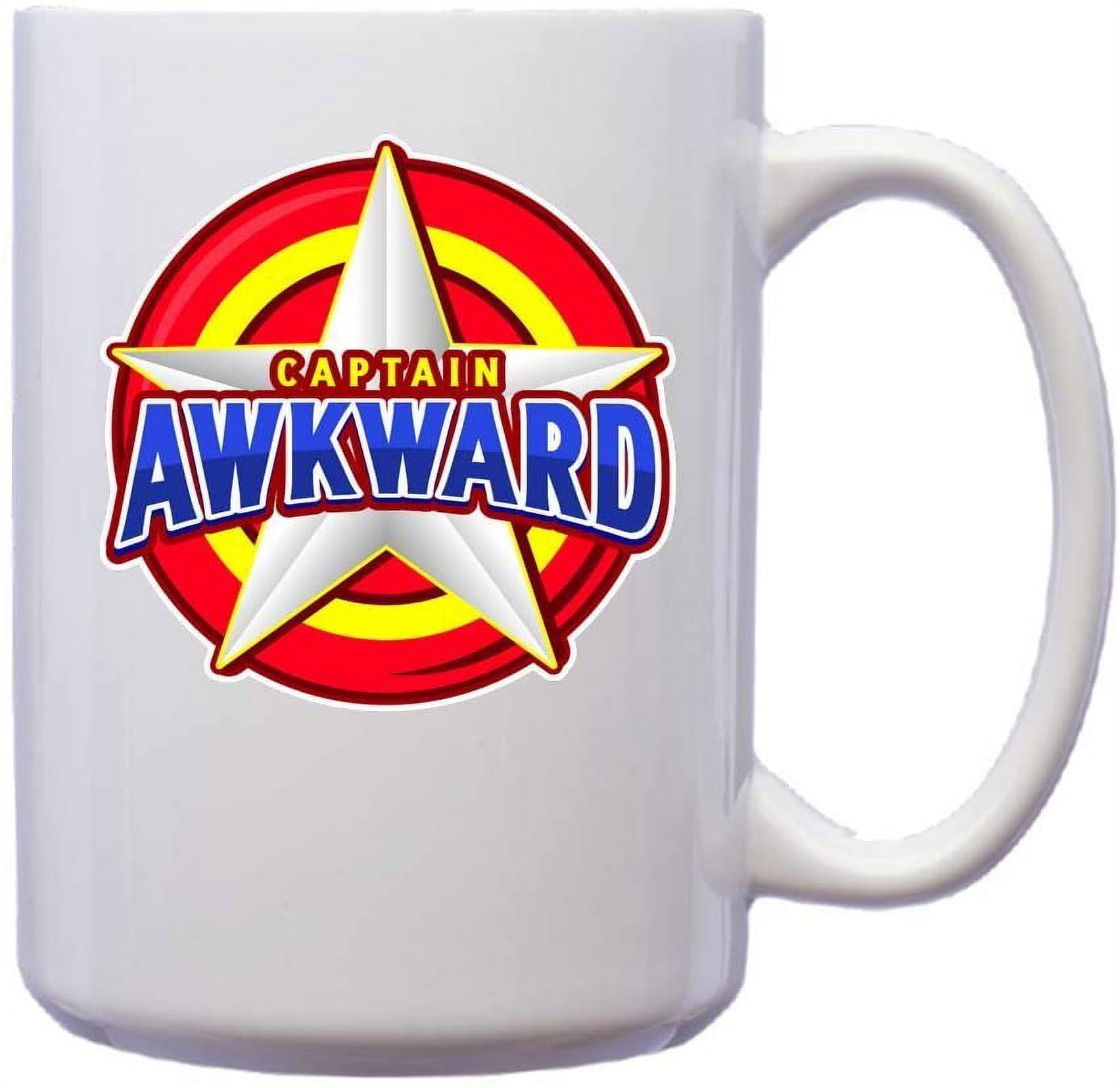 Captain Awkward Funny Comic Book Super Hero Art Fashion Novelty Design ...