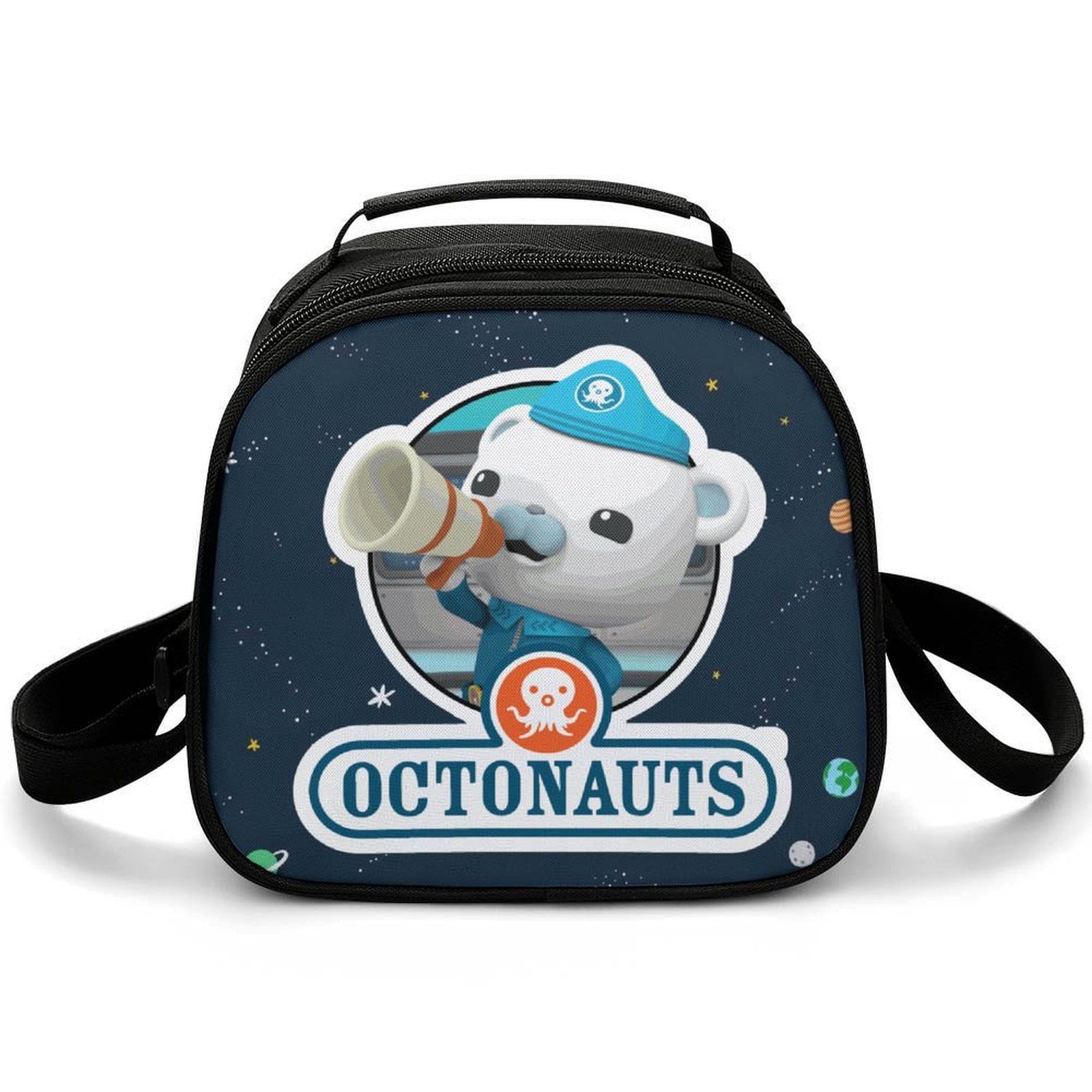 Captain Barnacle The Octonauts Insulated Lunch Bag Portable Lunch Box ...