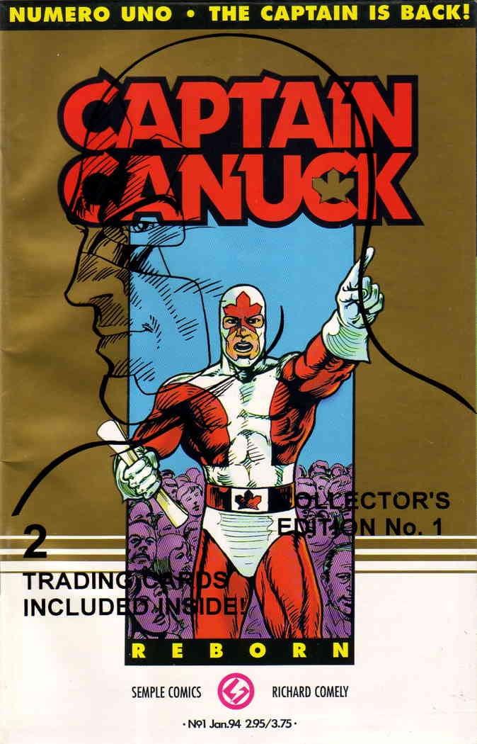 Captain Canuck Reborn #1 Gold Variant VF ; Semple Comic Book - Walmart.com