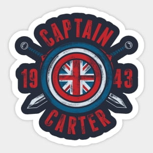 Captain Carter Sticker Phone Decal Water Bottle Stickers Car Decals ...