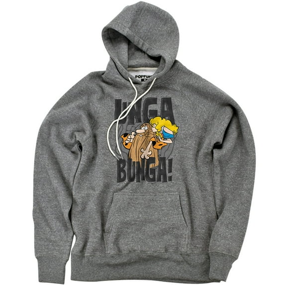 Captain Caveman Unga Bunga Unisex Adult Slim Fit Pull-Over Heather ...