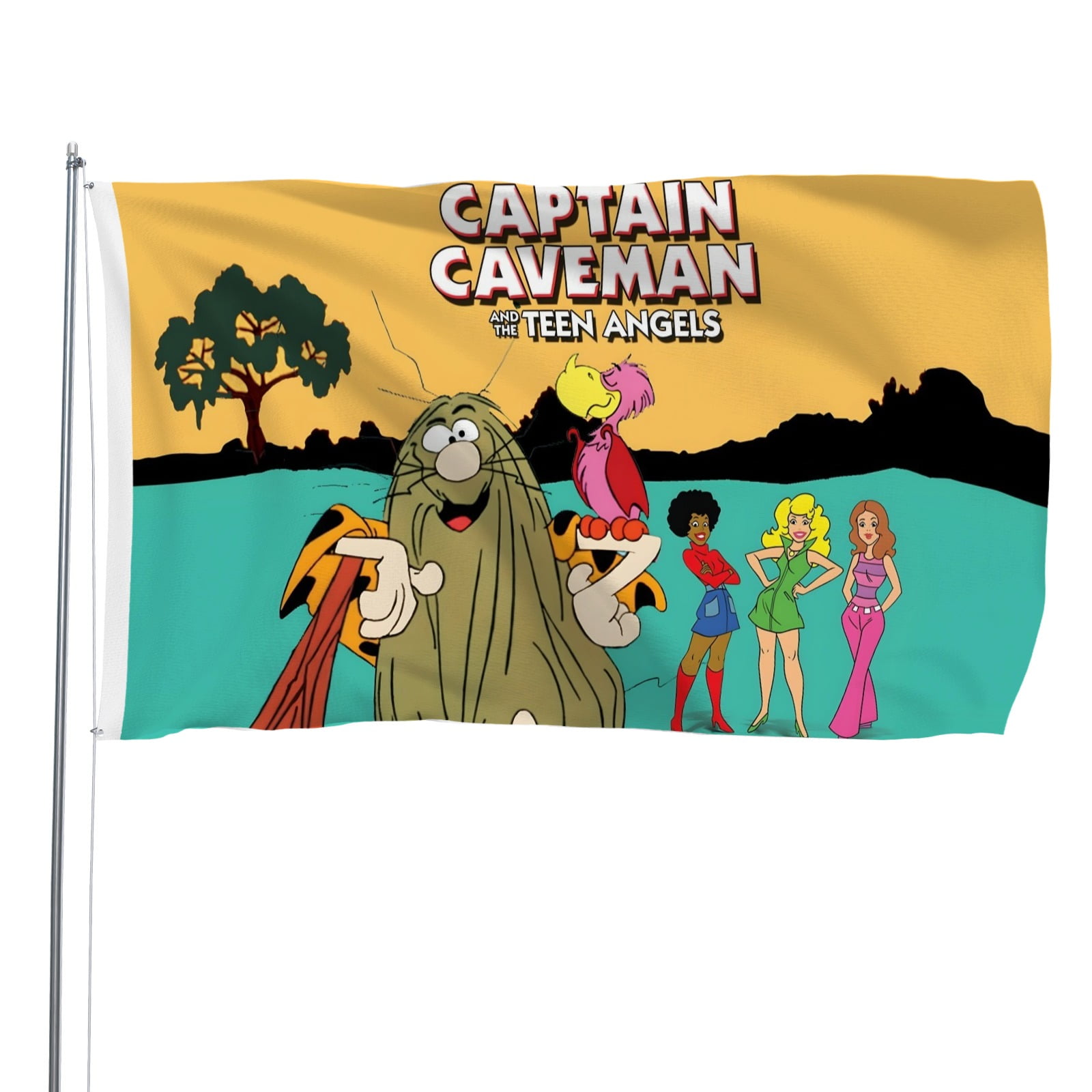 Captain Caveman-themed Printed Flag Perfect gift for fans, friends, and ...